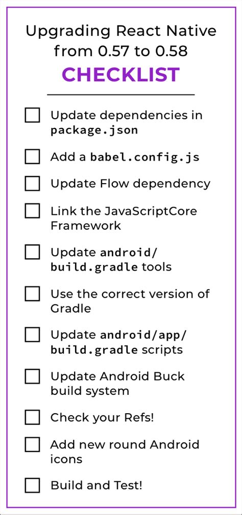 how to upgrade from react native 0 57 to 0 59 part 1 upgrading to 0 58 by juliette rapala
