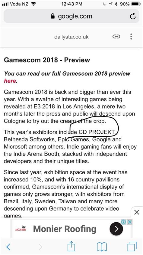 Cdpr At Games On Confirmed R Cyberpunkgame