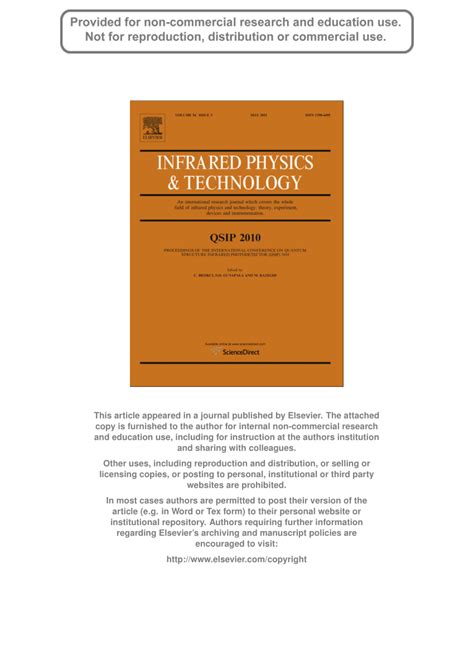 Pdf Recent Progress In Hgcdte Infrared Detector Technology