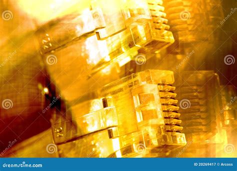 Cavi Di Ethernet Immagine Stock Immagine Di Fibra Broadband 20269417