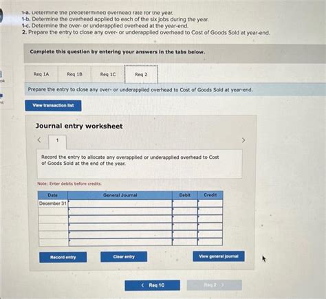 solved problem 15 5a algo computing and applying overhead