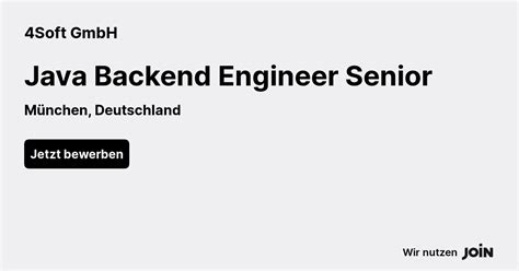 4soft Remote Java Backend Engineer Senior
