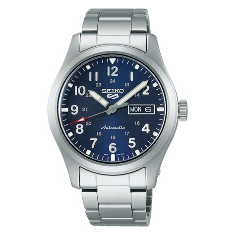 Seiko 5 Sport Automatic Watch Blue Srpg29k1 Steel