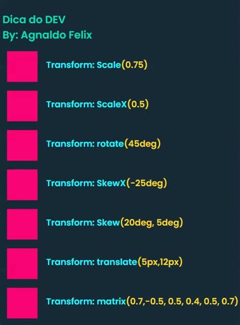 Agnaldo Felix On Linkedin Css Html Csstransform Flexbox Dicadev