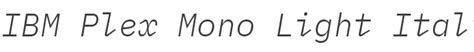 Ibm Plex Mono Font By Ibm Free Download Fontsc