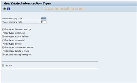 FOPE SAP Tcode Copy Reference Flow Types Transaction Code