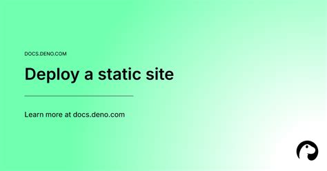 Deploy A Static Site