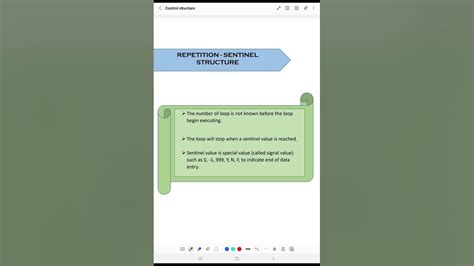 Control Structure Sentinel Controlled While Repetition Part1 Youtube