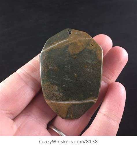 Carved Madagascar Ocean Jasper Stone Octopus Jewelry Pendant 5ulmvpzdt9i