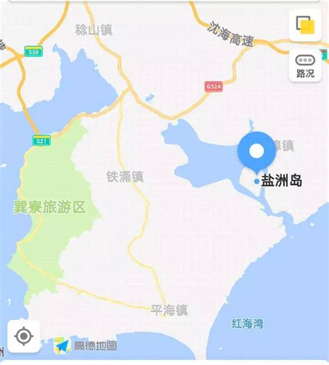 惠东县盐洲岛地图 惠州惠东县 广东省惠东县 大山谷图库