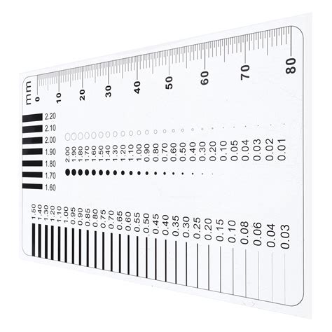 WORGEOUS High Precision Measurement Ruler Scratch And Spot Detection Tool Surface Defect