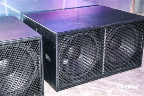 Dual 18 Inch Passive Subwoofer Speaker Line Arrat Power Amplifier PRO Audio Outdoor Subwoofer