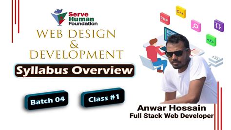 Web Design And Development Syllabus Overview Freelancing Bangla
