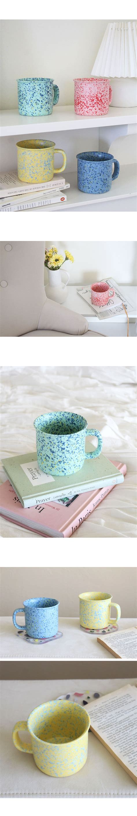 잉크 스프레이 머그컵 4colors 감도 깊은 취향 셀렉트샵 29cm