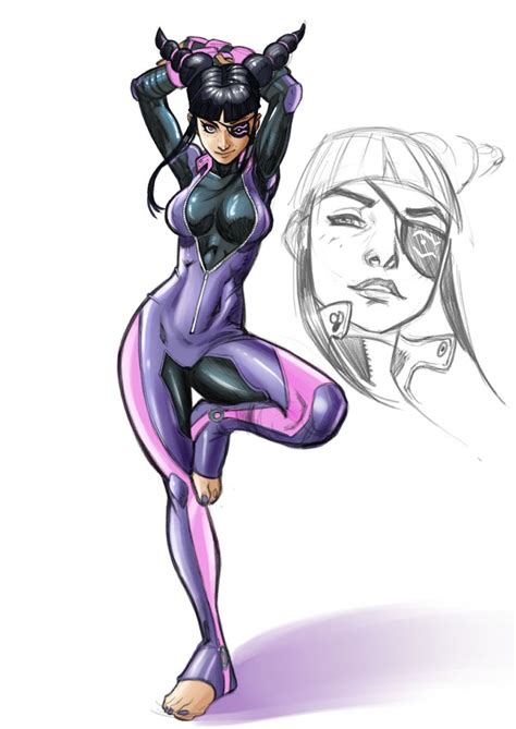 Artstation Street Fighters Juri Chahine Ladjouze Street Fighter