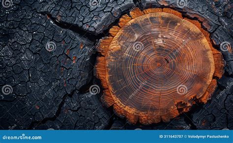 Tree Rings Are Great Indicator Of Climate Change Stock Image Image Of White Wooden
