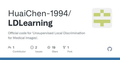 Github Huaichen Ldlearning Official Code For Unsupervised Local Discrimination For