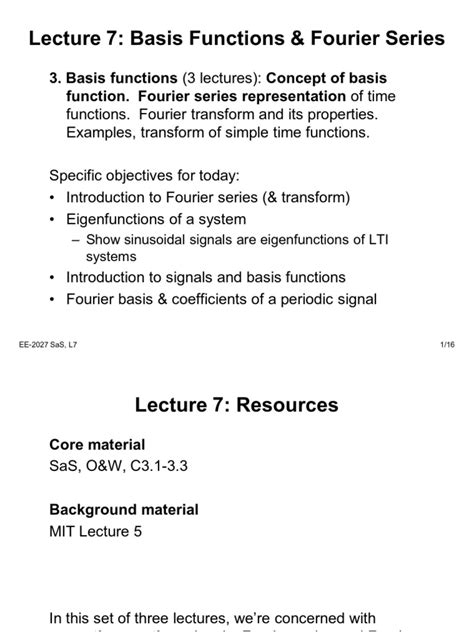 Pdf Intro To Fourier Dokumentips