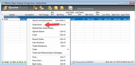 How Do I Open A Dom In R Trader Pro
