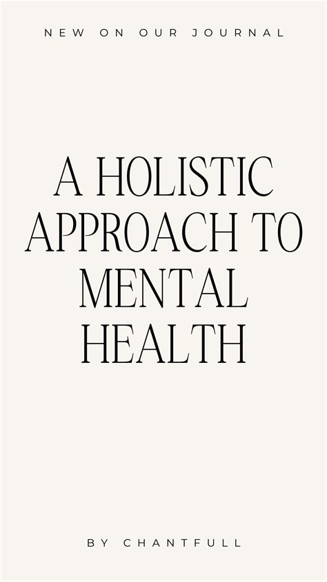 A Holistic Approach To Mental Health In 2024 Mental Health Mental