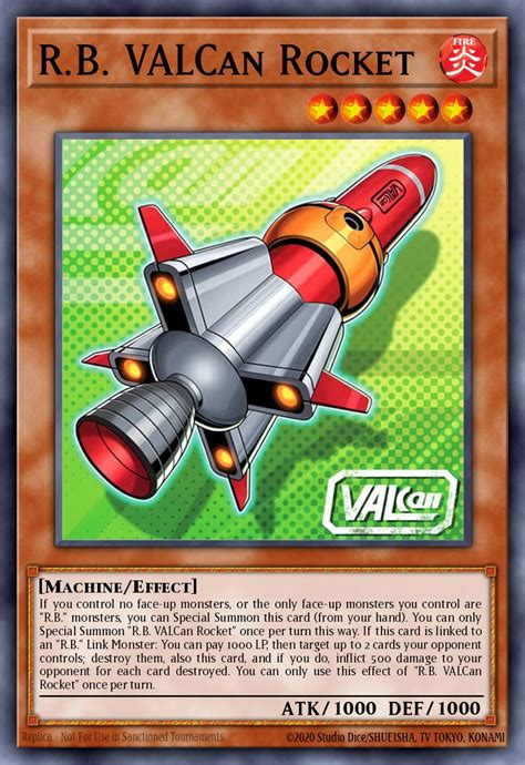 Rb Valcan Rocket Yu Gi Oh Card Database Ygoprodeck
