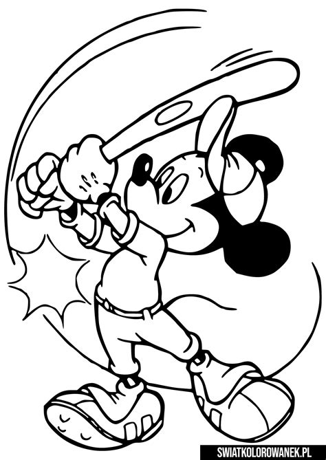 Myszka Miki Malowanka 2 Darmowe Kolorowanki Do Druku