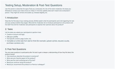 How To Write A Usability Testing Report With Samples Xtensio Pertaining To Usability Test Report