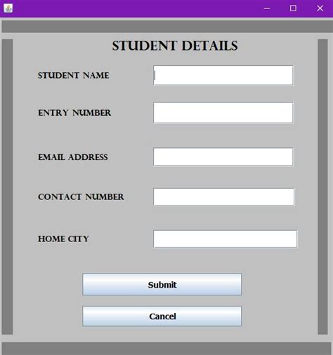 Free Download Student Management System Using Core Java Project In Java