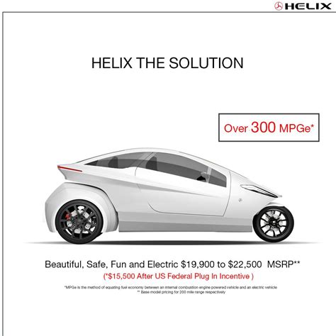 Helix Intelligent Electric Vehicle Helix Motors Artofit