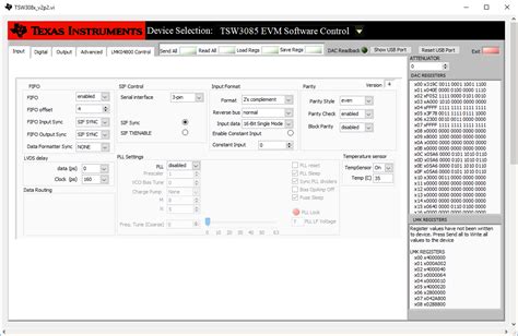 TSW EVM DAC On TSW EVM Does NOT Seem To Work Data Converters Forum Data