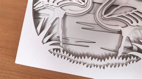 C Flamingo Scroll Saw Pattern Pdf Dxf Svg Eps Etsy