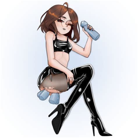 Rule 34 Anal Anal Penetration Leather Boots Leather Skirt Penetrable Sex Toy Penetration Sex