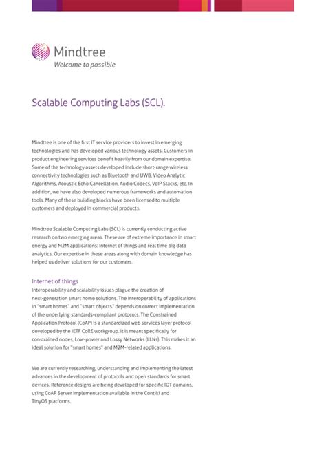 Scalable Computing Labs Scl Pdf