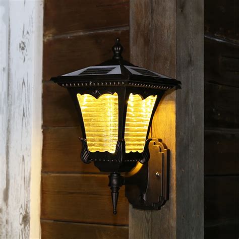 Solar Led Garden Wall Lamp Outdoor Villa Balcony Exterior Lighting Waterprood Modern Countyard