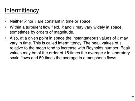 ppt lecture 9 kolmogorov s theory applied computational fluid