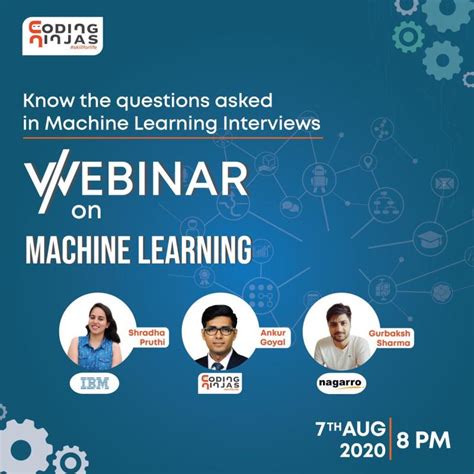 Anjali Dipakbhai Patel On Linkedin Machinelearning Codingninjas Webinar Elearning