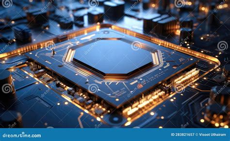 Chatgpt Chipset Processor Concept On Circuit Board Artificial