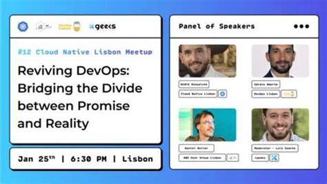 Devops Lisbon On Linkedin Tech Pannel Reviving Devops 🤝aws User Group Lisbon And Devops Lisbon…