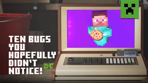 10 Bugs You Hopefully Didnt Notice In Minecraft Minecraft Videos