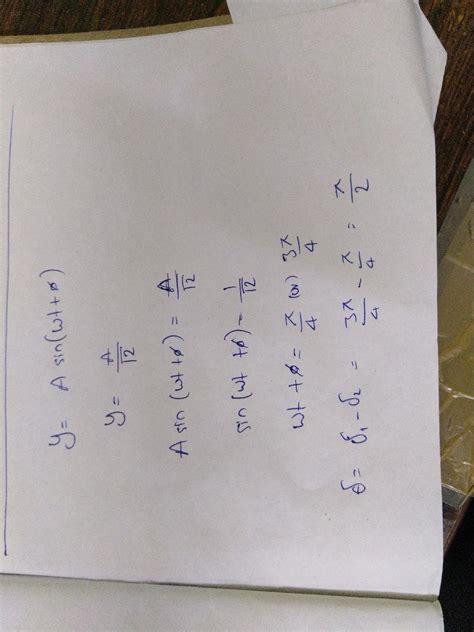 two particle execute shm of the same amplitude and frequency along the