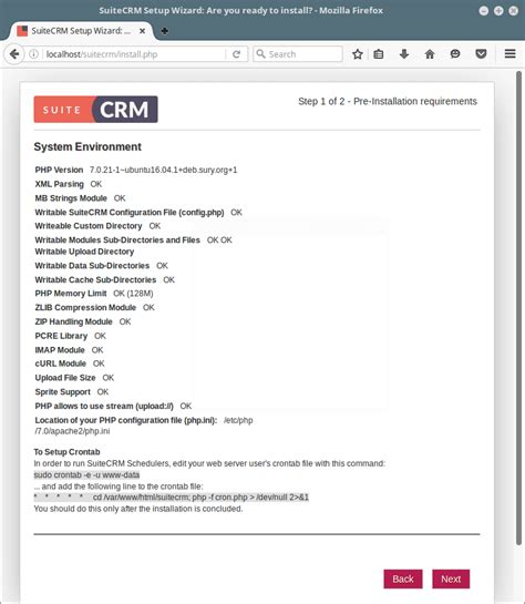 Install Suitecrm Customer Relationship Management In Linux
