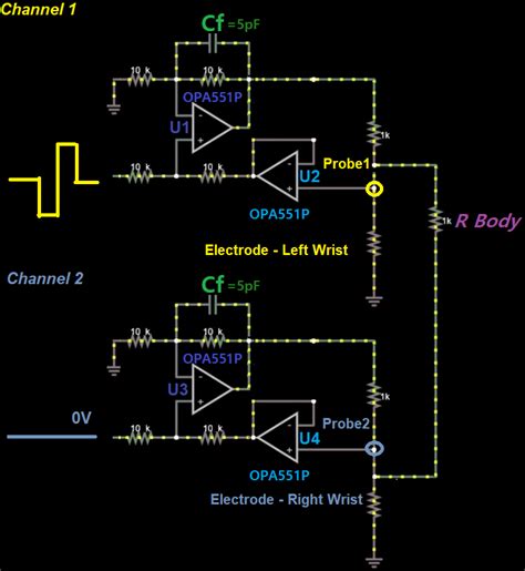 OPA551 Output Changes When Adding Extra Output Channel Amplifiers Forum Amplifiers TI E2E