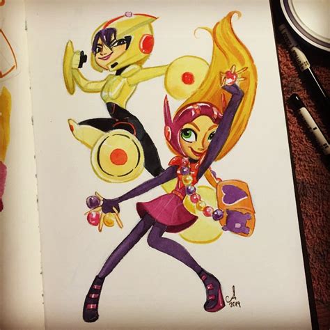 Gogo Tomago And Honey Lemon Big Hero Fan Art Fanpop