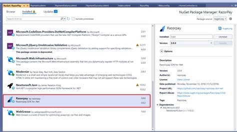 Integrate Razorpay Payment Gateway In Apsnet Easy Code2night