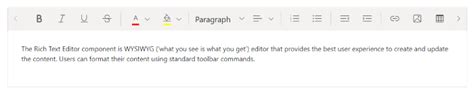 Toolbar In Blazor Richtexteditor Syncfusion