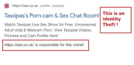 Tawipas S Porn Cam Sex Chat Room Is An Identity Theft When Identity Thieves Commit Crimes In