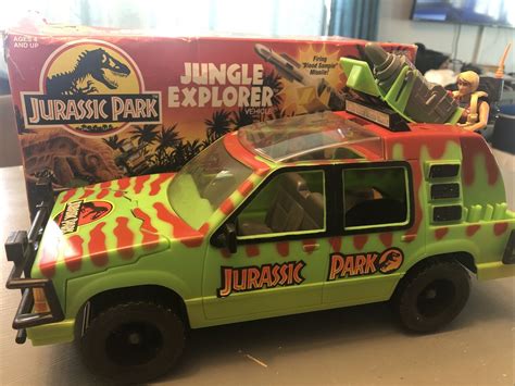 Mavin Jurassic Park Jungle Explorer Jeep Vehicle 1993 Kenner Complete With Box