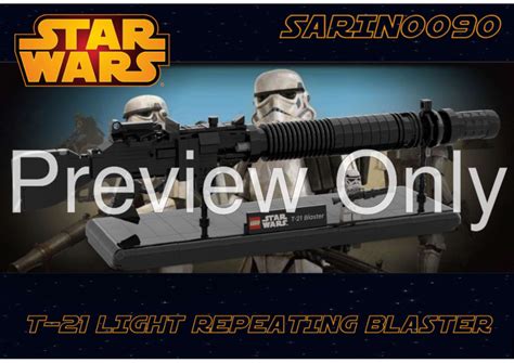 Lego Moc Sw T 21 Light Repeating Blaster By Sarinoo90 Rebrickable
