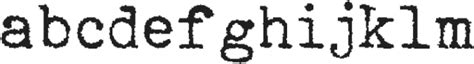 Typewriterfont Regular Otf Font Monospaced Vintage What Font Is