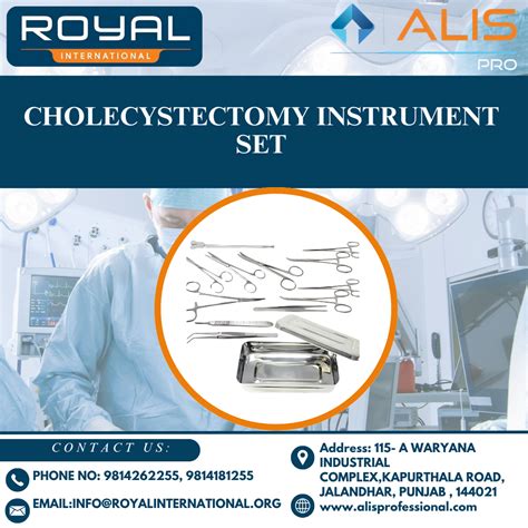 Cholecystectomy Instrument Set At Best Price In Jalandhar Punjab